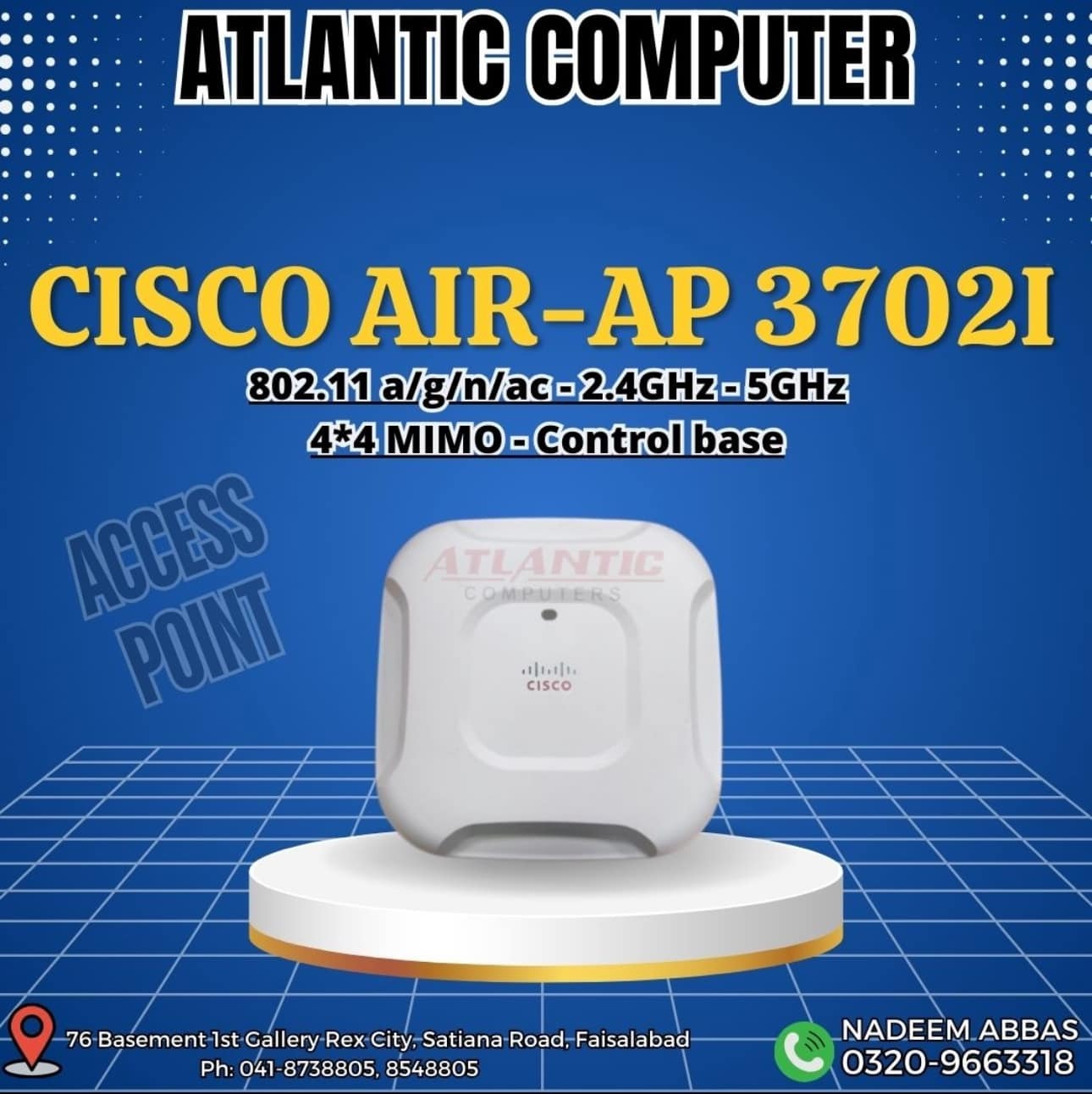 Cisco Air Ap 3702 I Atlantic Computer